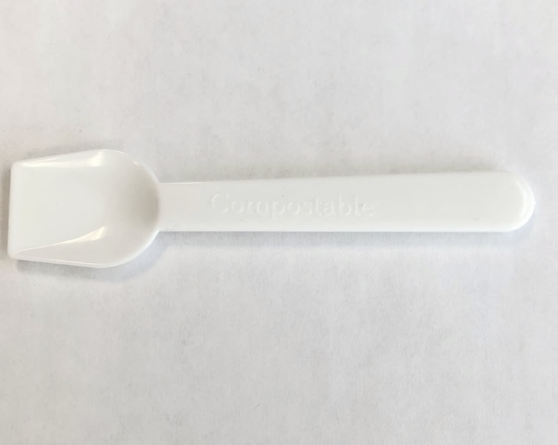 White PLA Taster Spoon - Canada Green Natural Products